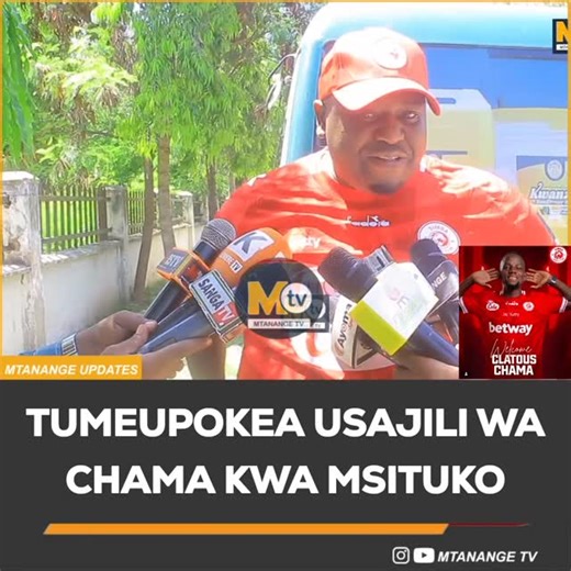 MTANANGE TV on Instagram: "@mzaramowasimba anasema wamepokea usajili wa chama Kwa mshituko Kwa namna alivyoondoka simba. Full interview kwenye you tube channel ya mtanange tv 📷@officialsalomenaftari"