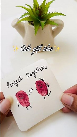 Perfect Together 💕 Fingerprint Card DIY