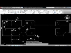 AutoCAD Tutorial: Draw rectangle and circle Exercise #4
