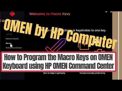 How to Program the Macro Keys on OMEN Keyboard with HP OMEN Command Center Software