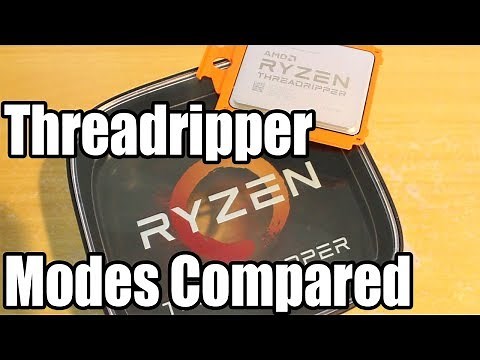 Ryzen Threadripper Modes Compared (Creator Mode vs Game Mode)