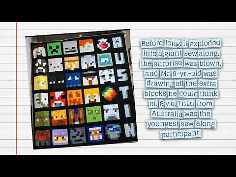 Minecraft Quilt Along, Seriously I think it needs stitches, #videoshorts, Kelli Fannin Quilt Designs