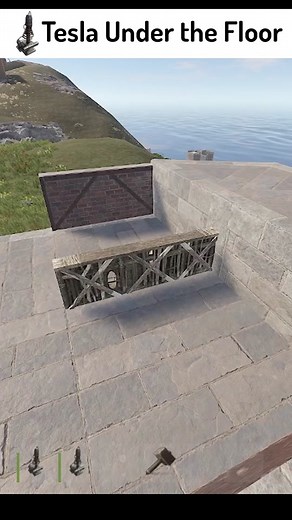 How to Place TESLA Coil Under the Floor / Tutorial #cableguyrust #rustfyp #rusttips #rusttok #rustconsole #rustpc #rustgame #rusttutorial