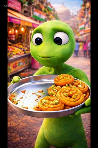 Green Alien Dance | El Chombo - Dame Tu Cosita feat. - Yeşil Uzaylı curry Rice #dametucosita