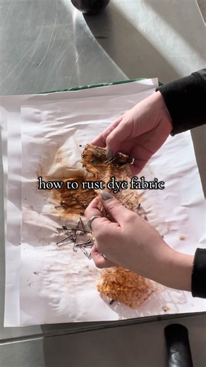 Rust Dyeing Tutorial for Unique Fabric Patterns