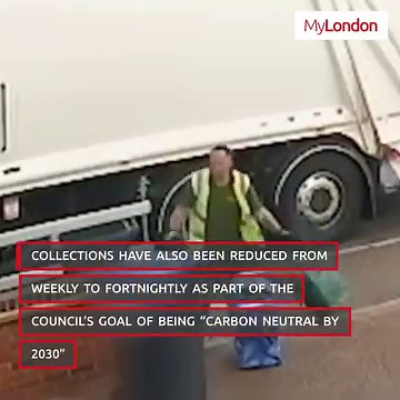 A video appears to show him throwing all the recycling together 😡 | MyLondon