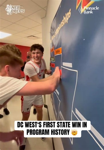 DC West takes out GICC in its first state win in program history, 49-41, advancing to the Class C1 semifinals. #nebpreps #lincoln #nebraska