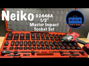 Neiko 02448A 1/2" Master Impact Socket Set