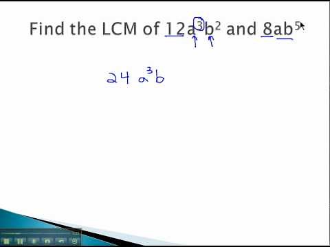 LCM - LCM with Variables