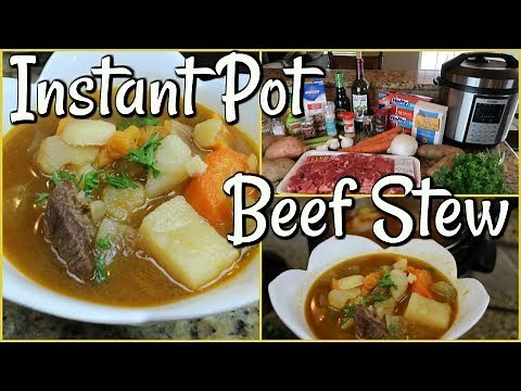 BEEF STEW | INSTANT POT PRESSURE COOKER | RECIPE | HOW TO