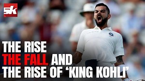 2.7M views · 107K reactions | The Rise, the Fall, And the Rise of 'King Kohli'  | Player of the Decade #IndianCricket #ViratKohli #KingKohli | Sportskeeda Cricket | Facebook