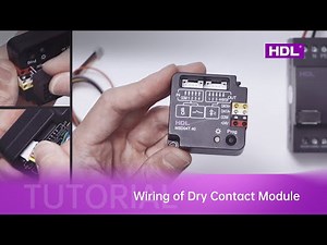 13. Dry Contact Module Wiring: Integrating Third-party Devices with Buspro