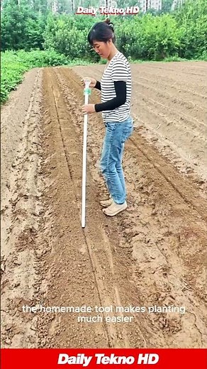 This DIY Seeder is PURE GENIUS 🌱 Watch How It Works! #FarmingHacks