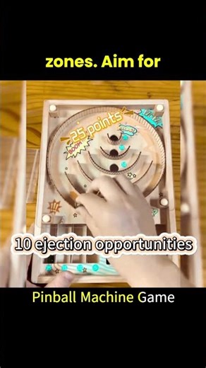 “Mini Pinball Machine That Feels Like a Real Arcade! 🎰🔥 Family Fun Game!”