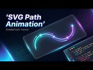 SVG Path Animation with Stops — Smooth Motion & Modern UI Effects (CodeByTushu)