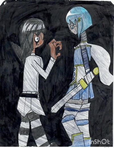 funtime sayaka is discovered #PuellaMagiYamiMagicaFairyArc #art #horrortok #pmm #anime