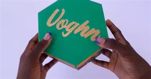 𝐀𝐫𝐭 𝐁𝐲 𝐓𝐚𝐡𝐢𝐫𝐚 on Instagram: "Hexagon Explosion Box Album Designed to reveal memories in unique ways 😍 Style: 1 layer + gift box 🎁: • Great for all occasions • Smaller gifts can be placed at the center • Personalized decal (names, ages, wordings, etc..) • Add more layers (this means more photos, greater excitement!) To place your order or for more information: 📲 Call/Direct Message: 255-3762"