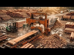 Inside the Largest Recycled Wood Factory in the US – How Wood Waste Becomes MDF Boards(Full Process)