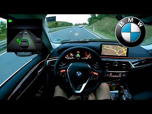 BMW Driving Assistant Professional real life test | BMW 530i POV✔️