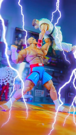 I Animated Street-fighter Special Move | Tiger Storm (Sagat) || from EX series.