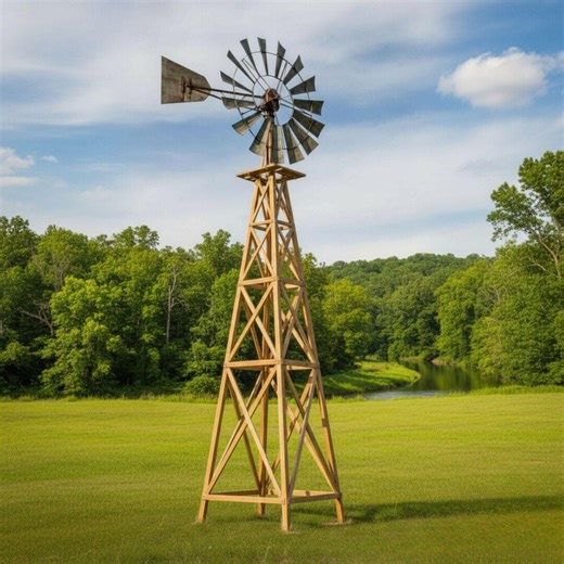 DIY 13 FT Wooden Windmill Plans: Rustic Farmhouse Yard Decor (digital Download) - Etsy Australia
