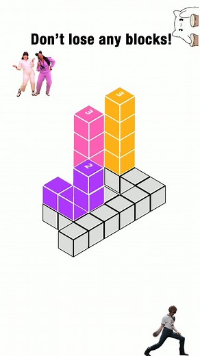 Challenging Stack Blocks 3D Game | Fun Puzzle Gameplay