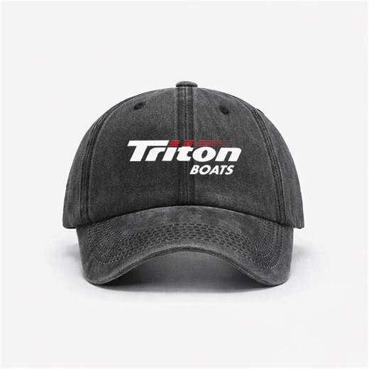 Triton Boats Logo Vintage Washed Baseball - Etsy