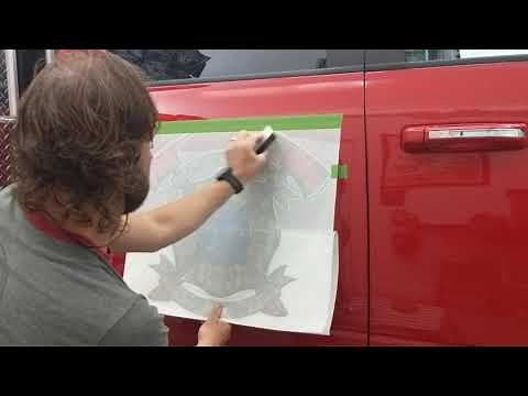 Reflective Vinyl Decal how to apply