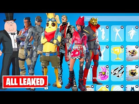 [New] ALL LEAKED Skins, Styles, Emotes and Cosmetics in Fortnite Chapter 5 (Update 28.00)