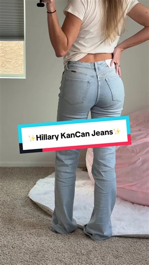 Soft stretch KanCan denim with a flattering high rise and long, elongating flare. Easy to dress up or down and made to make your legs look incredible. #kancanfit #denimstyle #jeanslover #TikTokShopCreatorPicks #stylefinds