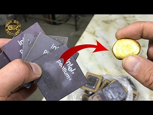 Gold Recovery from 1kg İntel Pentium Cpu Processors | Gold recovery from Cpu Processors