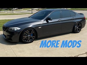 BMW F10 12.3” Android Head Unit Upgrade + Interior Mods Overview