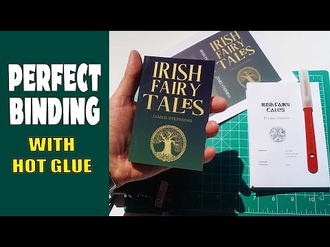 DIY Perfect Book Binding with Hot Glue