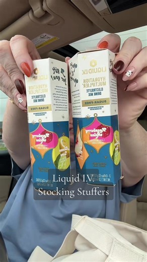 Limited Edition Liquid I.V. Stocking Stuffer 3-Pack Set — the perfect way to boost hydration and wellness during the busy holidays! Each pack includes three convenient hydration multiplier sticks powered by Cellular Transport Technology (CTT) to deliver hydration faster and more efficiently than water alone. Just mix one stick into 16 oz. of water for instant refreshment and replenishment. Whether you’re traveling, hitting the gym, or recovering from holiday festivities, this Liquid I.V. hydrati
