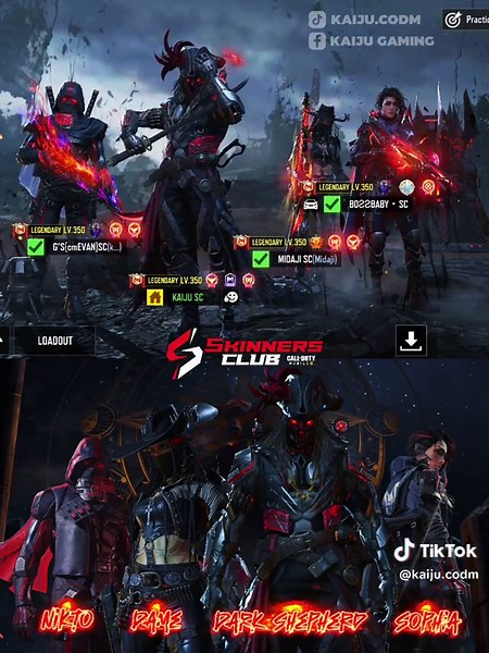 Legendary Operators in CODM: Nikto, Dame, Sophia, and Dark Shepherd
