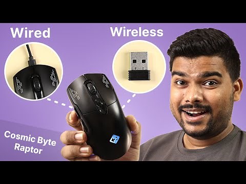 Wired & Wireless Dual Mode Mouse Under ₹1000 | Cosmic Byte Raptor Review