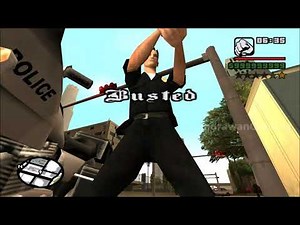 GTA San Andreas - Busted with Fat CJ in Los Santos