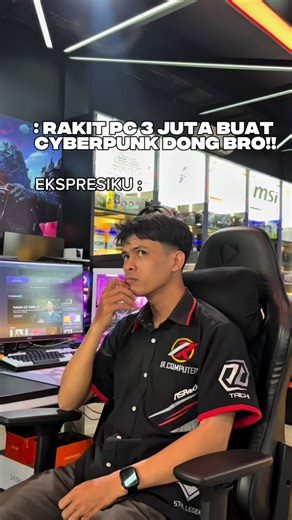 Rakit PC 3 juta buat Cyberpunk?? Ada-ada aja sih😢 **MORE INFO ** Visit our marketplace & Social media : 👇👇👇👇👇👇👇👇👇👇👇 *_Whatsapp_* : 62 888-7795-777 *_Tiktok_* : ircomputer.mks *_Instagram_* : ircomputer.mks *_Shopee_* : ir_computer *_Tokopedia_* : IR Computer *_Facebook_* : IR COMPUTER *LOCATION* 📍IR COMPUTER , Jln. Maccini Raya Ruko pondok indah makassar (PIM), No. 11-12 Makassar. (Depan kampus YAPMA). #PCBuild #RakitPC #SparepartKomputer #AksesorisGaming #KomputerGaming #TokoKomput