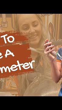 How to use a hydrometer. Home brewing beer.
