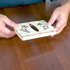 Cute Laser Cut Tissue Box, Dxf Tissue Holder, Glowforge, Napkin Holder Files, Tissue Holder Svg, Tissue Svg Laser |#N039 - Etsy