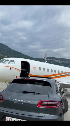 good times with Falcon 2000S 🧡 #privatejet #lugano #travel #airdynamicsa