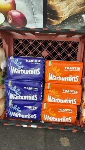 Free bread outside the free bread shop. For anyone struggling to purchase food. | Westerhope convenience store