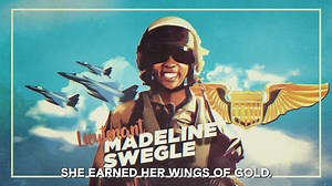 The History Channel and our sponsor Navy Federal Credit Union are celebrating heroes of all stripes, honoring trailblazing Veterans including Lieutenant Madeline Swegle. Uncover more heroic stories at https://play.history.com/list/navy-federal. | HISTORY