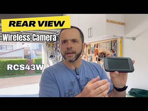 RCS43W Wireless Rear View Camera for Caravans