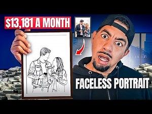 Create a FACELESS Portrait to sell on Etsy in 10 Minutes