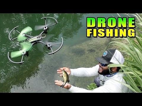 Catching Fish on a Drone Fishing Challenge