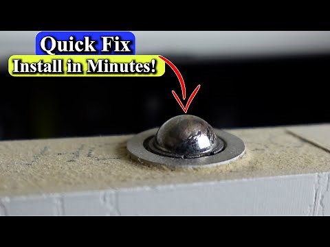 How to Replace Ball Latch on Closet Door