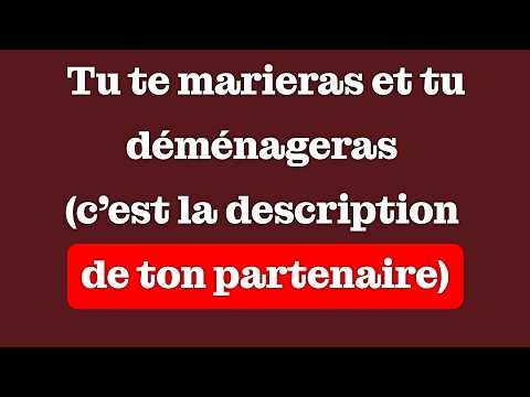 You're getting married and moving (here's a description of your partner)