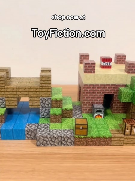 Magnetic Building Blocks™ MineCrafter Set: Endless Fun!