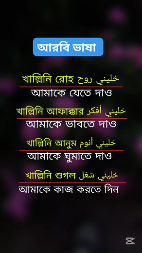 #প্রবাসি #ভাষা #আরবি #facebook #FacebookPage #foryou #facebookpost #page #viewers #meta | Arabic language learning